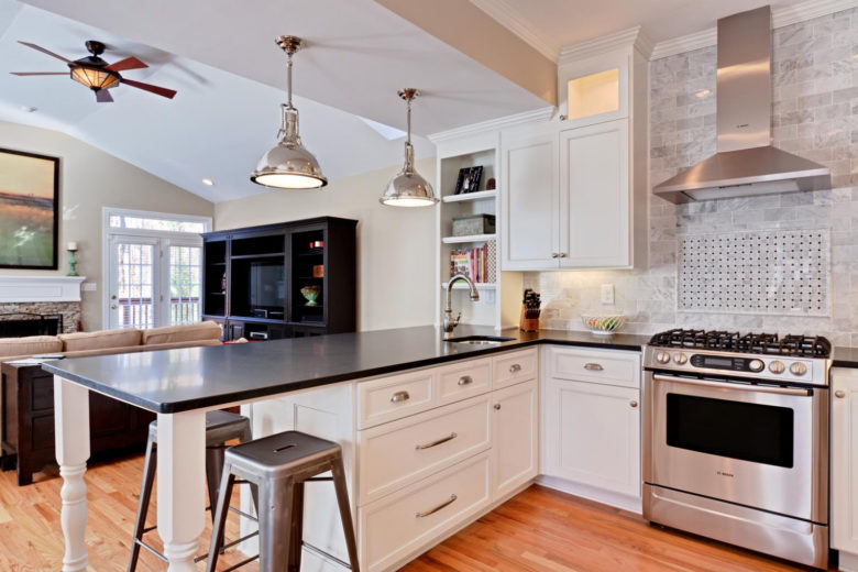 13+ Most Fantastic Kitchen Peninsula with Seating as a Dining Table ...